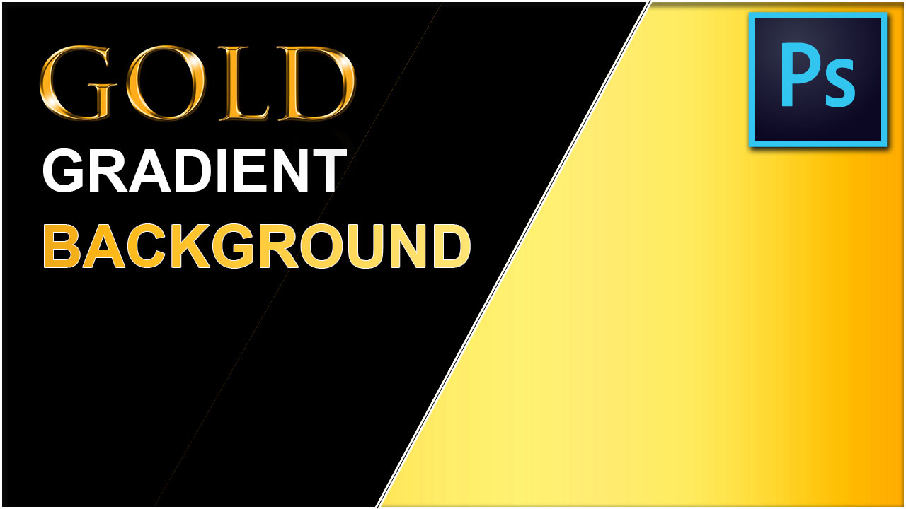 How To Create A Gold-Coloured Gradient | Photoshop Tutorial - altutorials